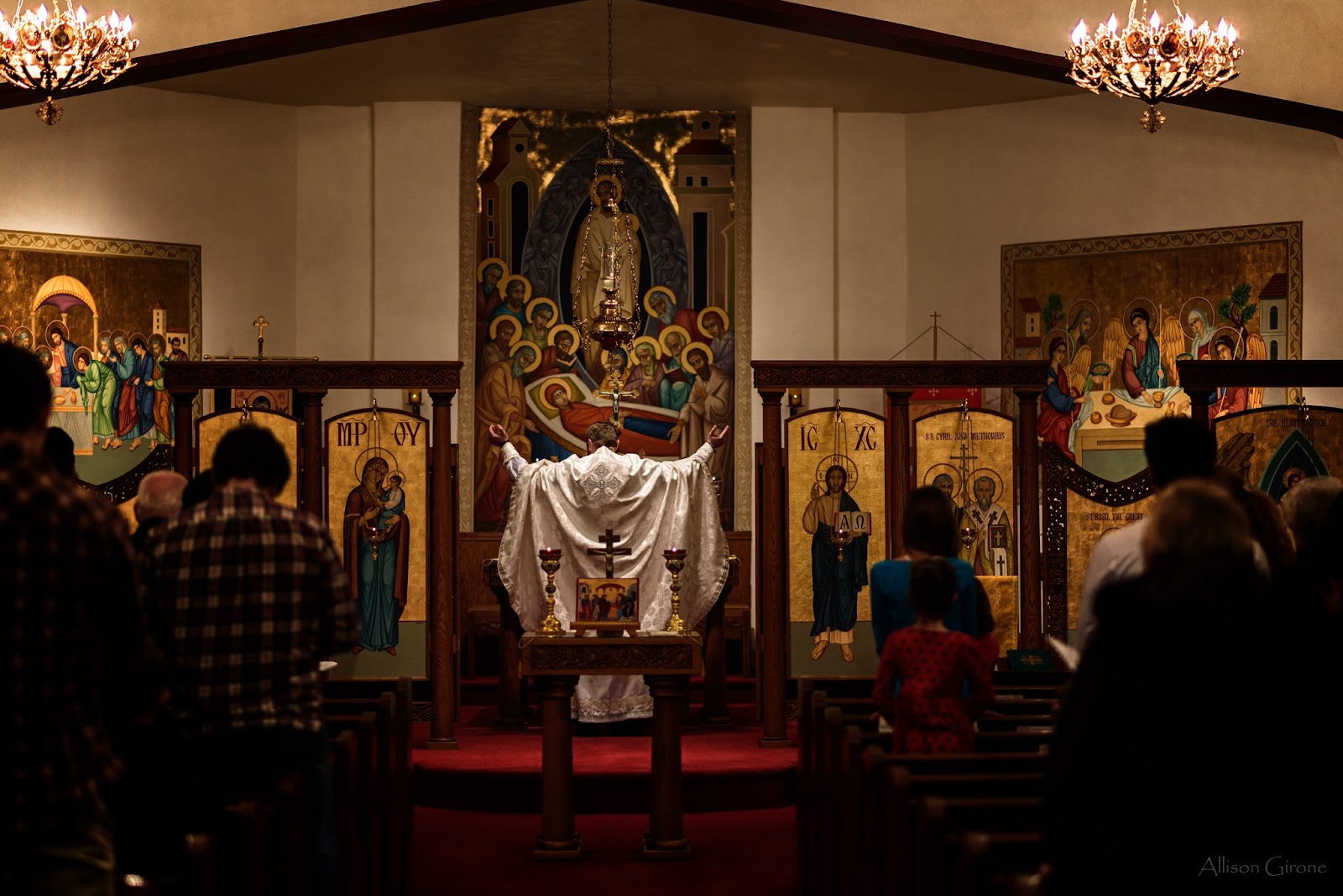 Byzantine Divine Liturgy - 16 Images & Video from St. Mary's, Weirton ...