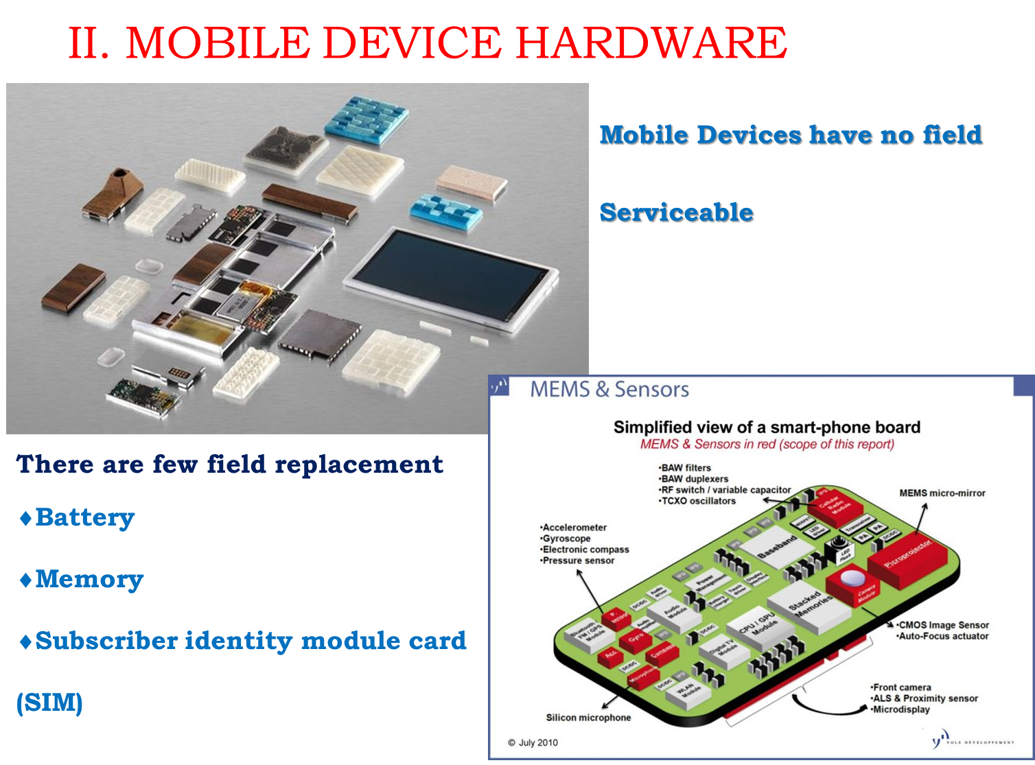 MOBILE DEVICES - I want to know