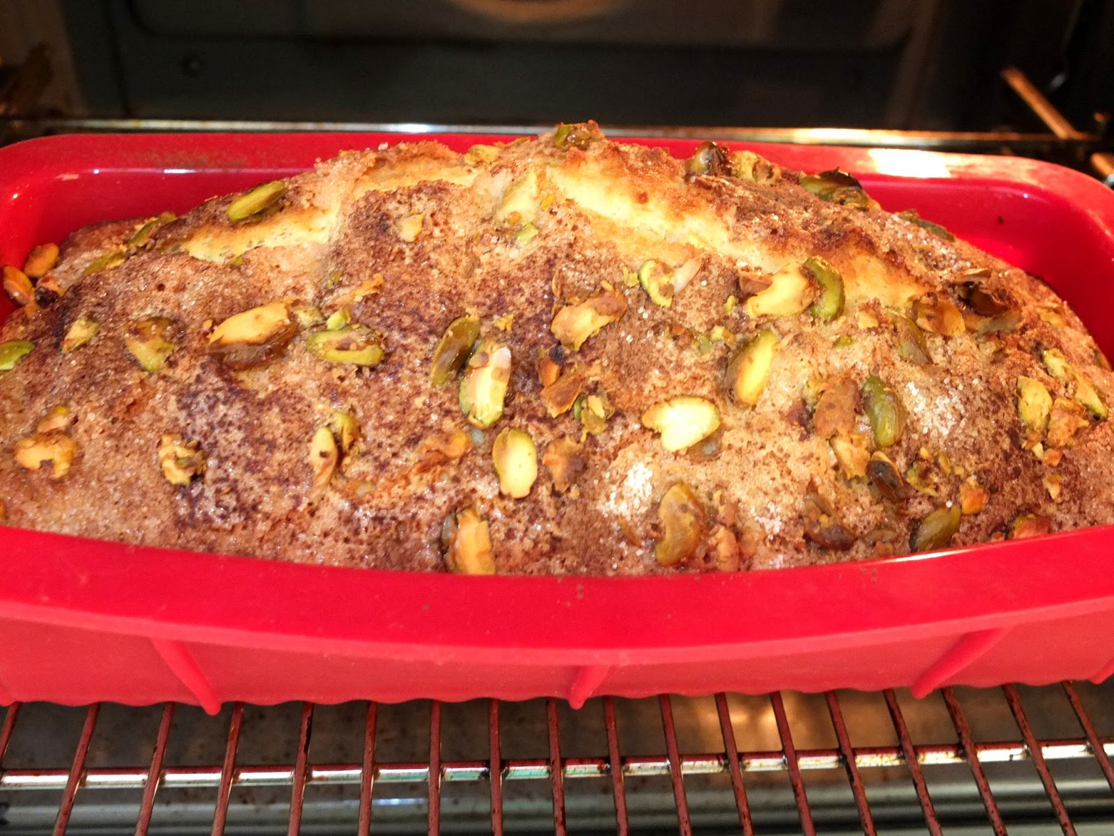 Cocinando con Lola García: Bizcocho de pistachos y limón