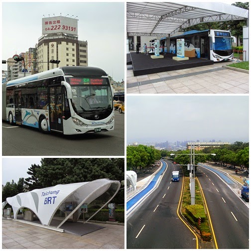 Taichung The First Bus Rapid Transit (BRT) Route in Taiwan Is Scheduled ...