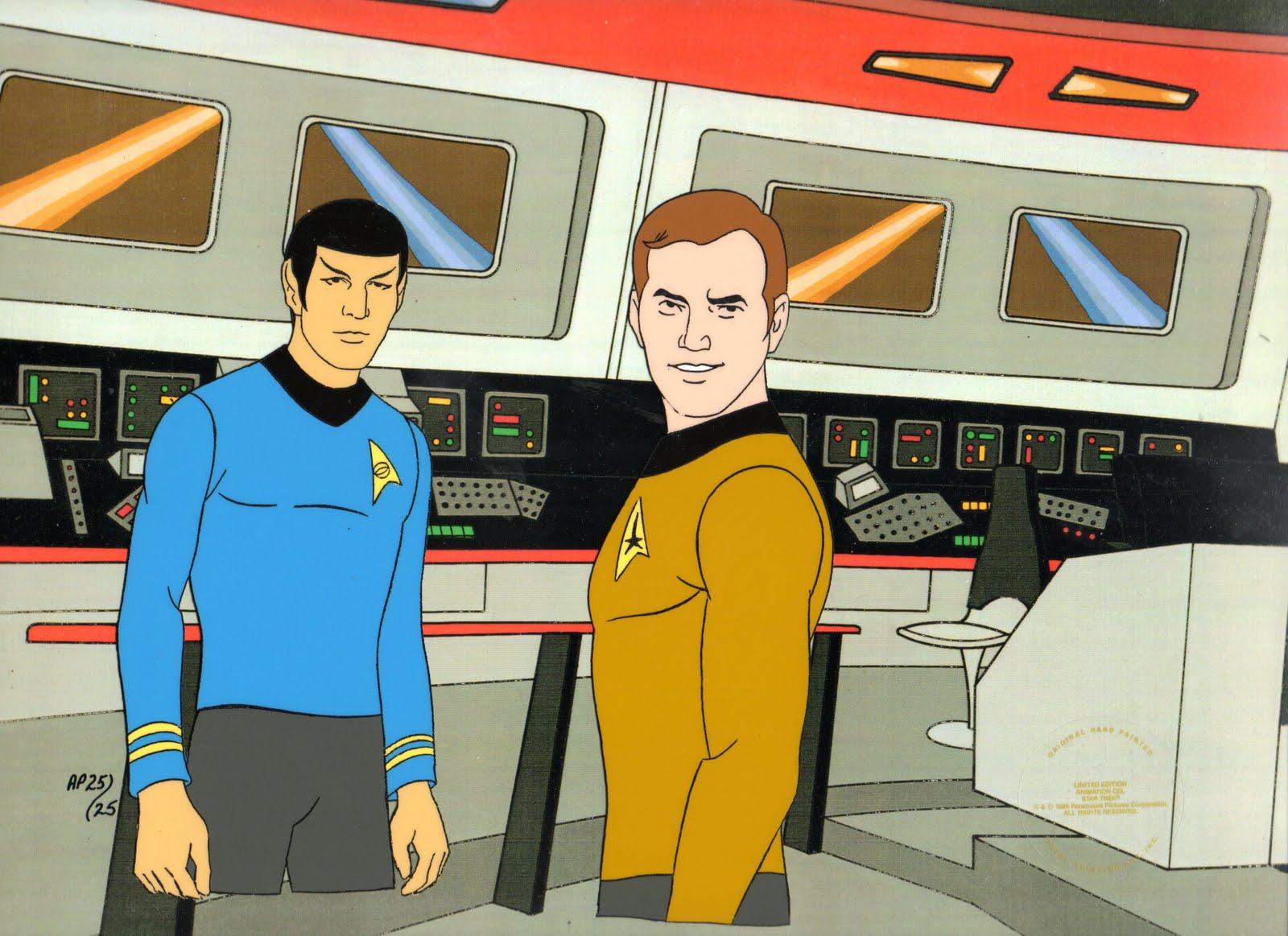 Cartoons Freaky Shop: STAR TREK: THE ANIMTED SERIES, ORIGINAL CELS ...