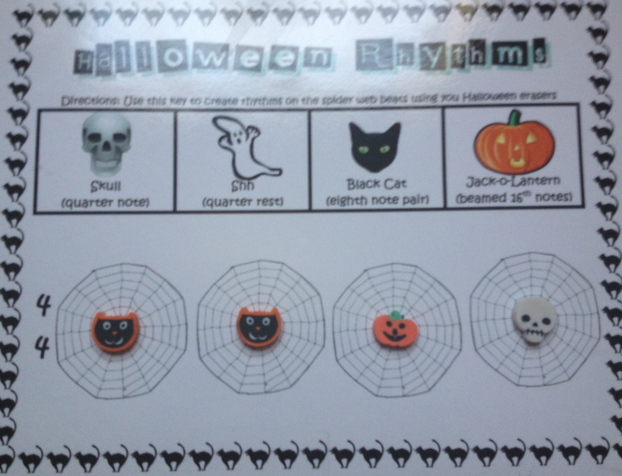 The Sweetest Melody: Fall/Halloween Rhythm Manipulatives
