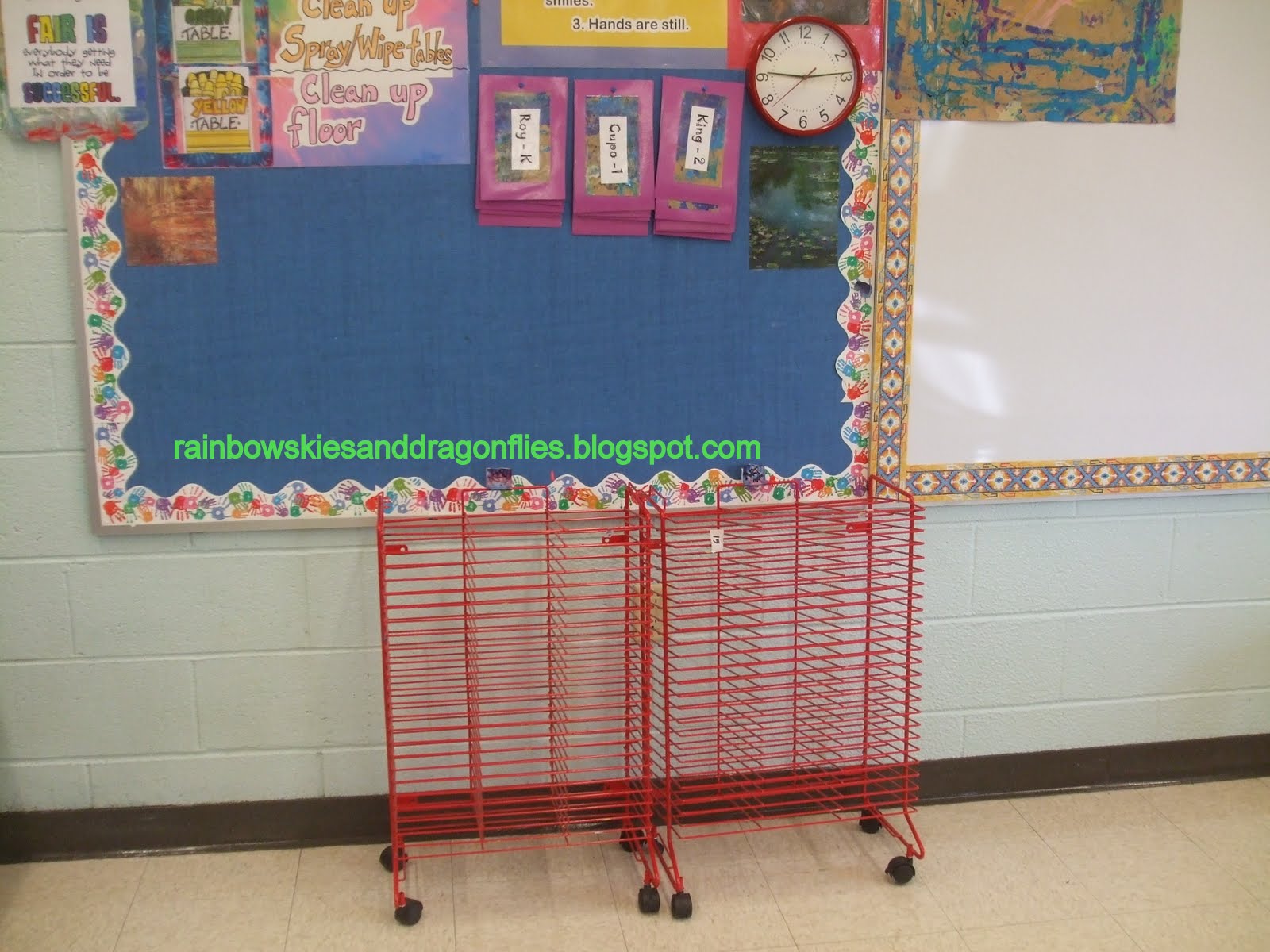 Rainbow Skies & Dragonflies: Getting My Classroom Back Together (sort of)