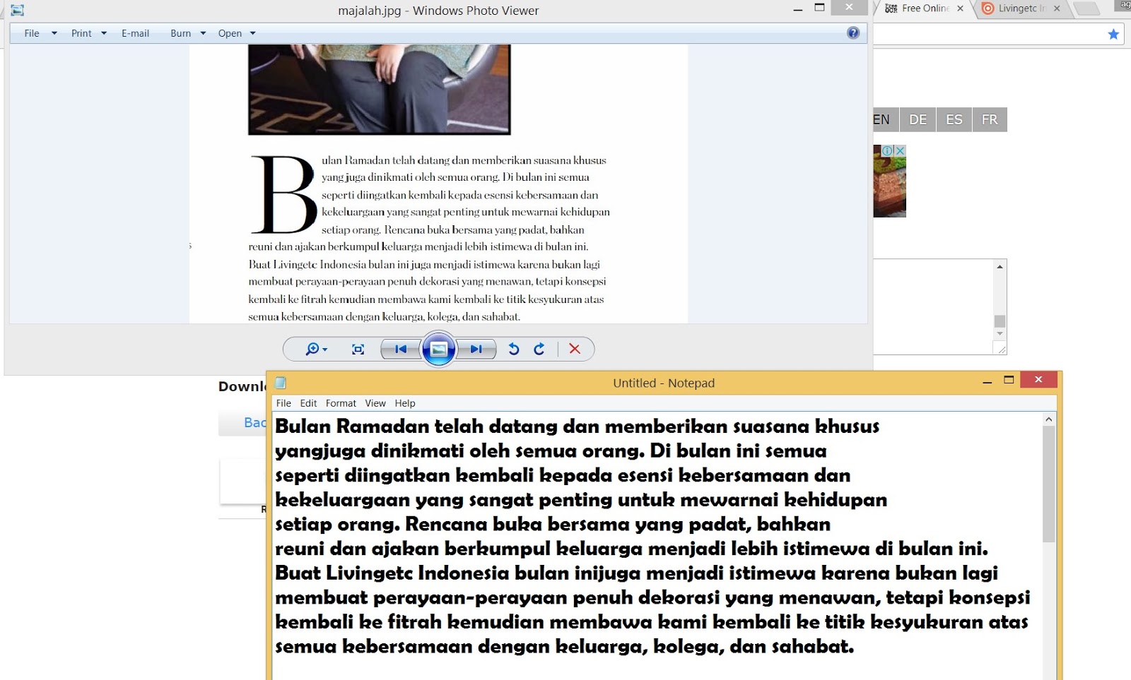 Cara mengubah jpg / file gambar berbentuk tulisan menjadi format txt ...