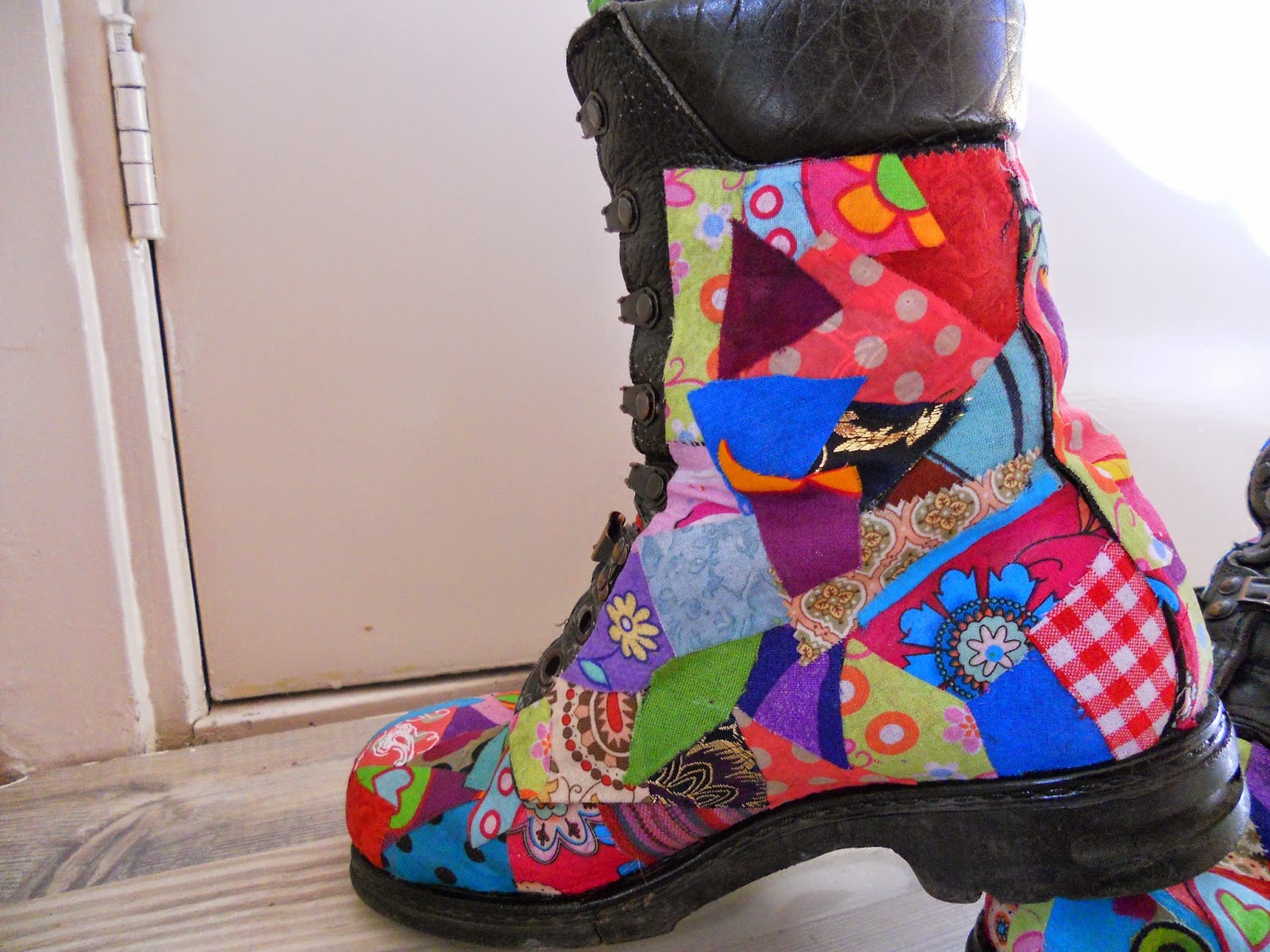 Double Dutch stories: Patchwork boots