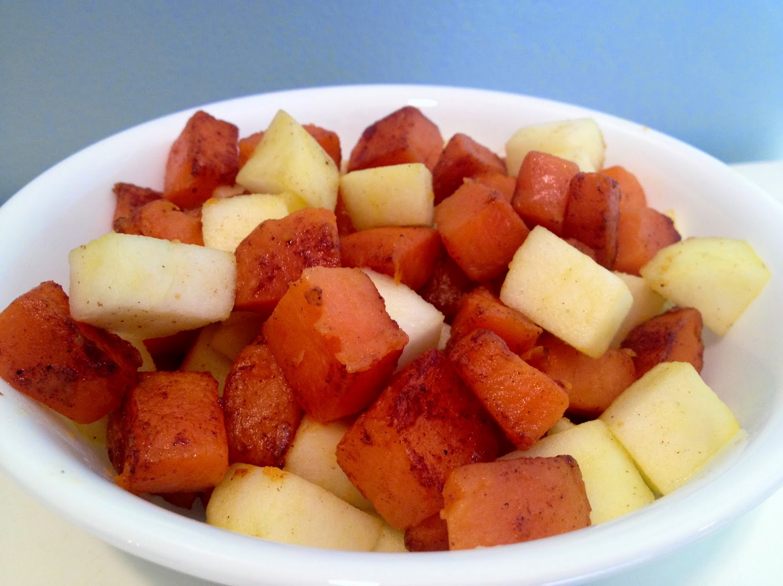 Halfway Crunchy: Quick & Delicious Sweet Potato Apple Hash