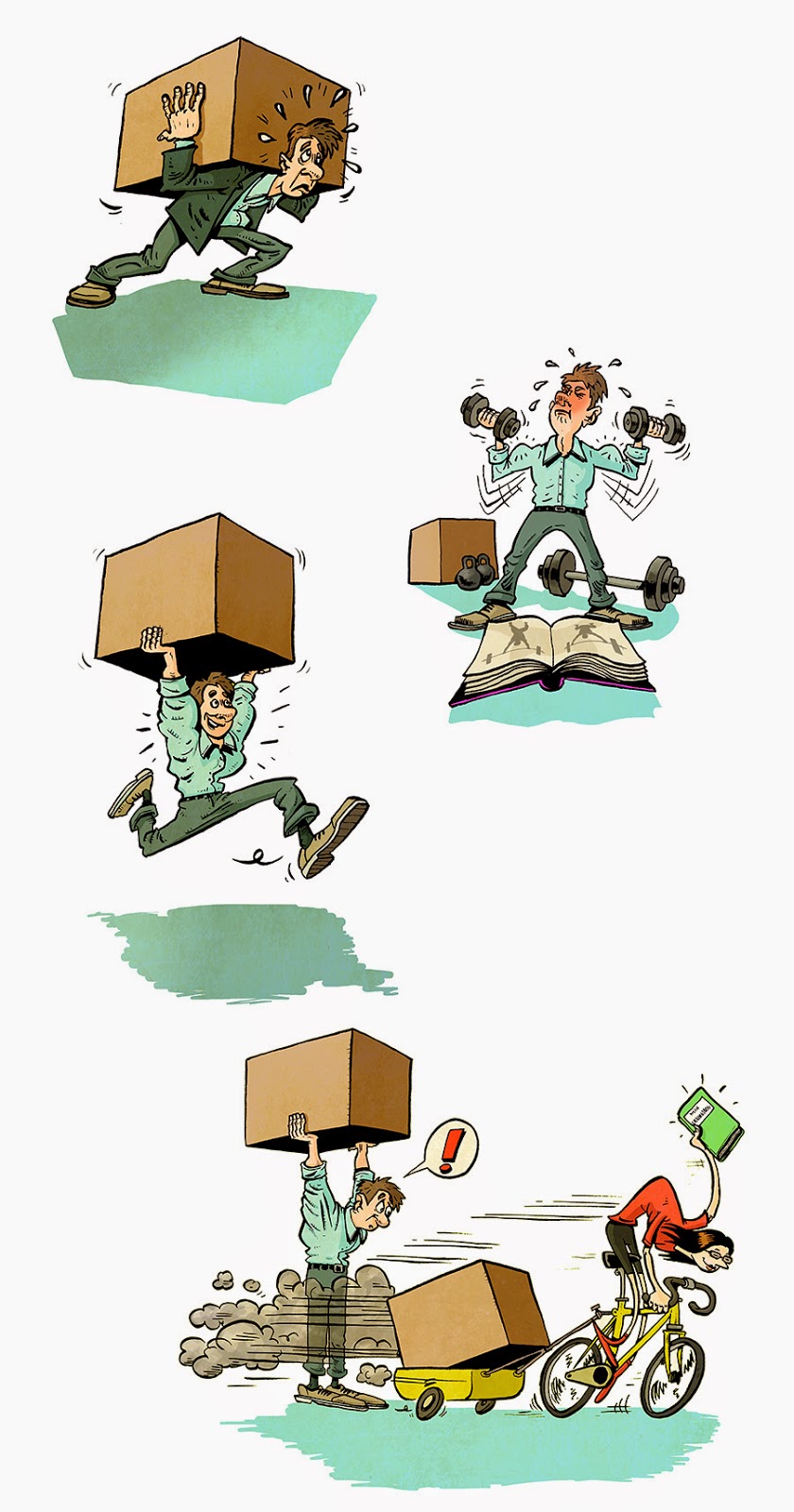 Erik Petri Illustration: Adjusting the way you do things VS changing ...