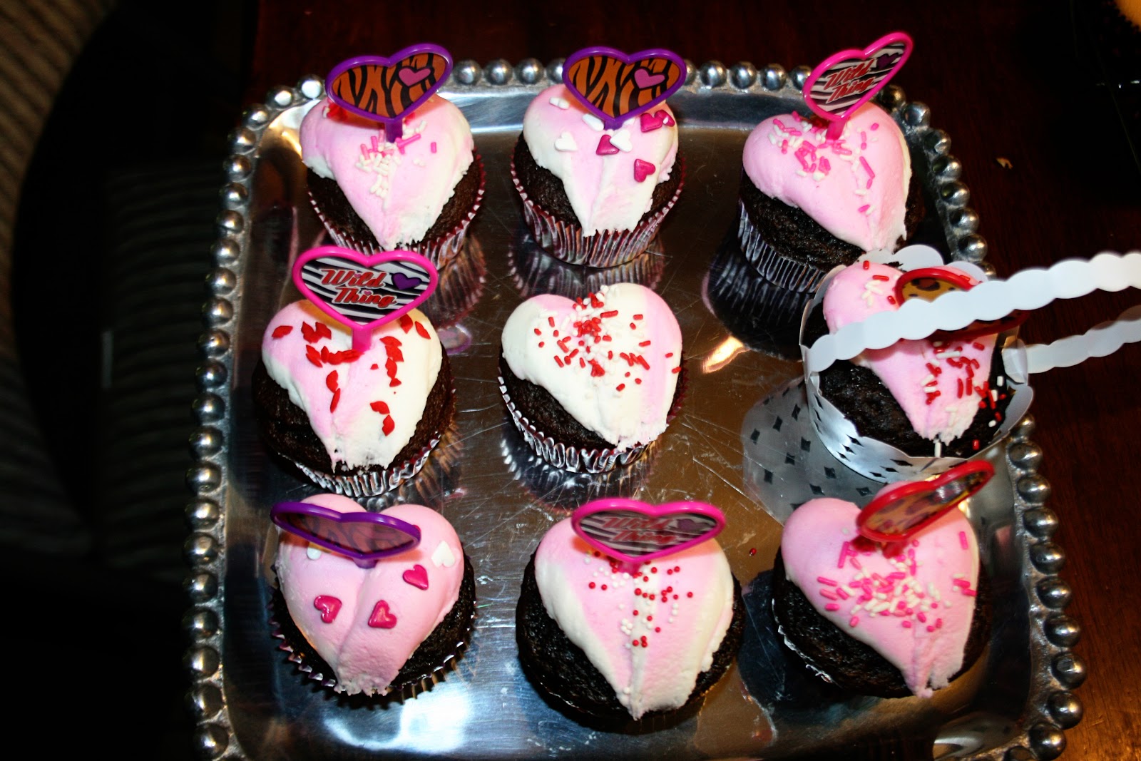 Cakes By Kim: Heart Shaped cupcakes