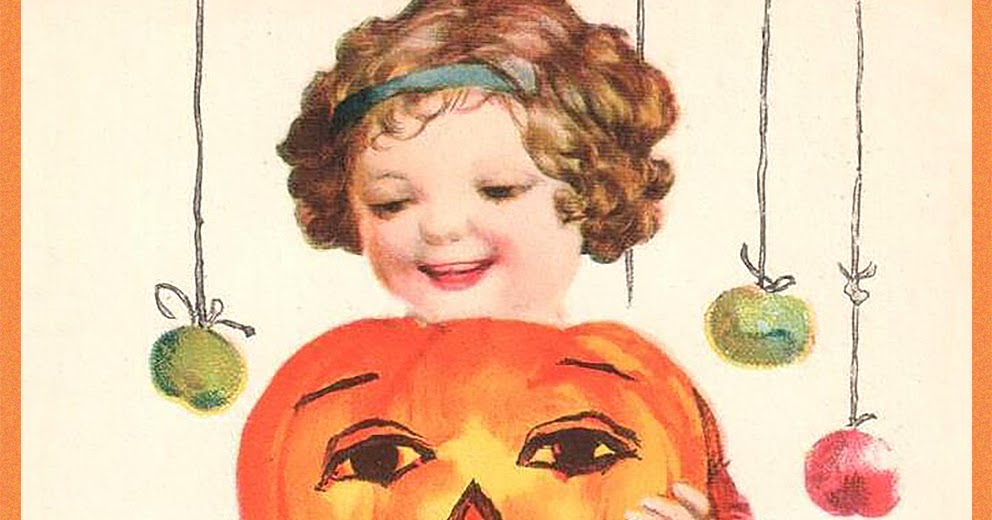 Chocolate Rabbit Graphics: Ellen Clapsaddle Halloween Girl