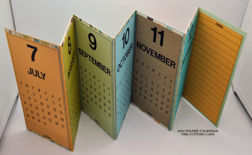 Hand to Paper: 2019 FOLDED CALENDAR