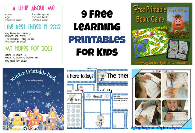 9 Free Printables: Kid's Co-op ~ Reading Confetti