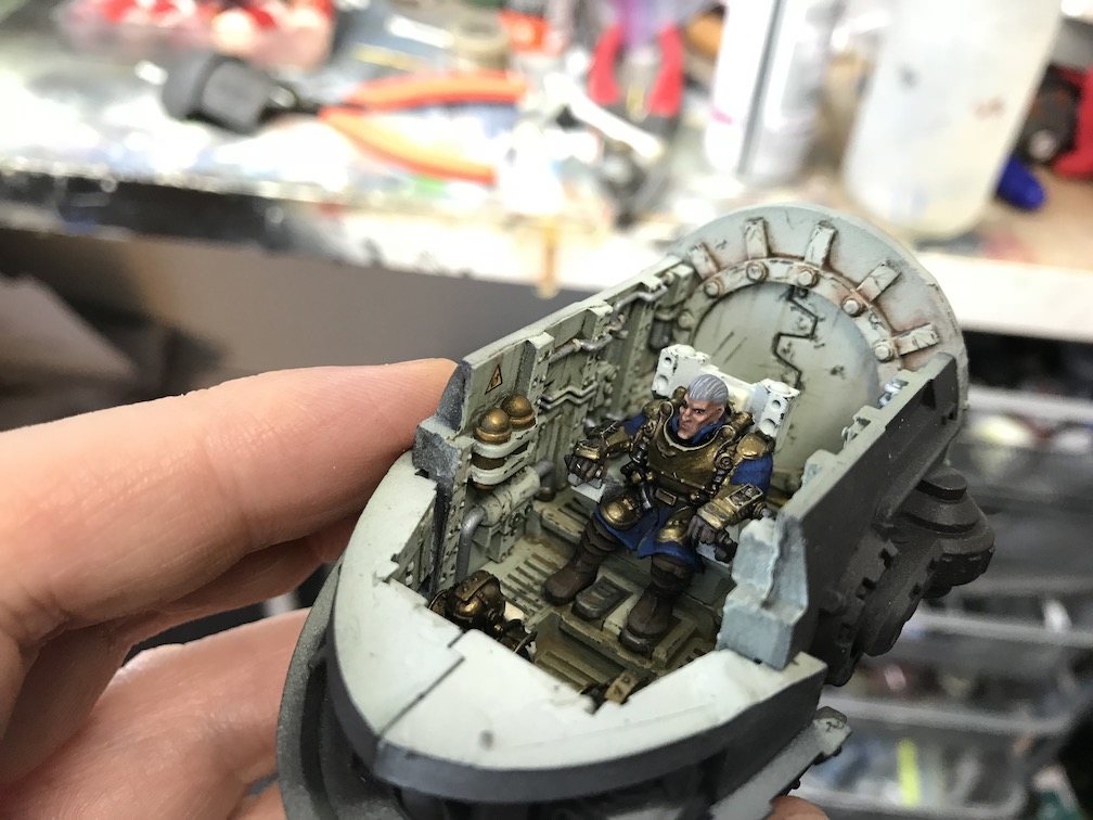 40k Hobby Blog: Warlord Titan Cockpit Ready WIP 9