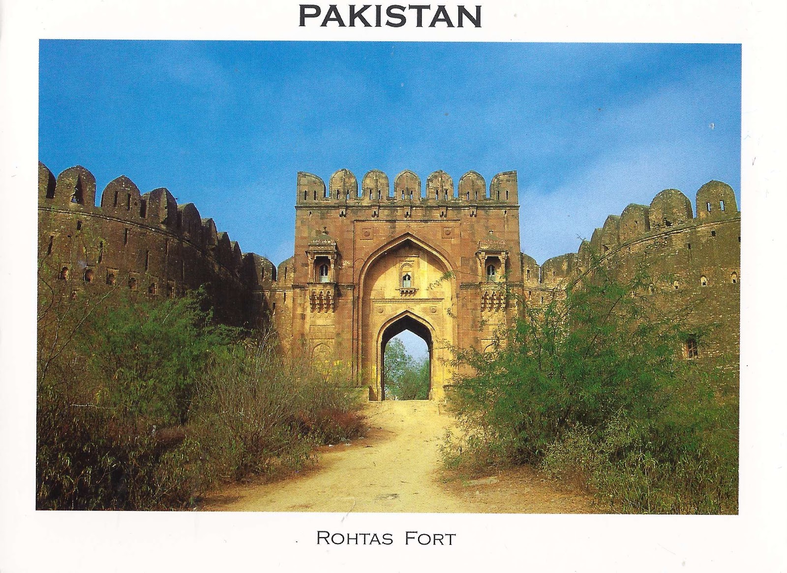 A Journey of Postcards: Rohtas Fort | Pakistan