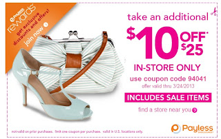 Payless Shoes Coupon March 2013: Save $10 Off $25