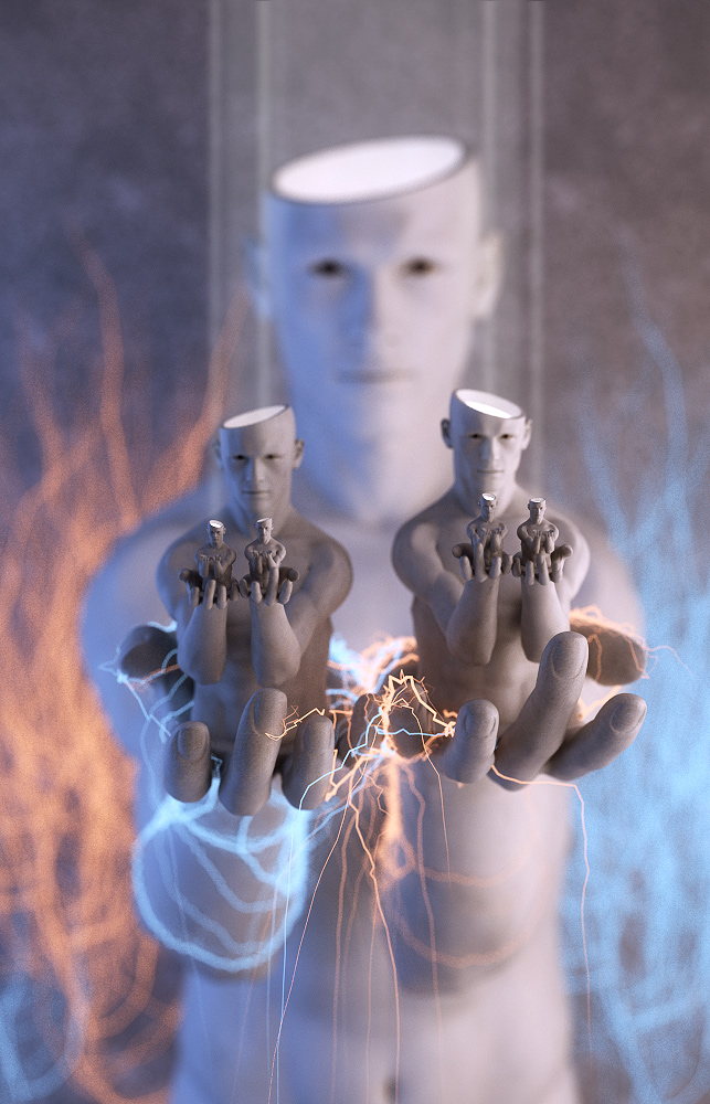 Pintor Digital surrealista polaco Adam Martinakis