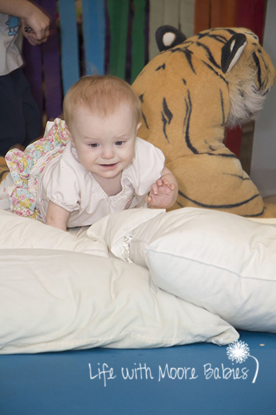 How to Build a Gross Motor Indoor Baby Obstacle Course - Life with ...