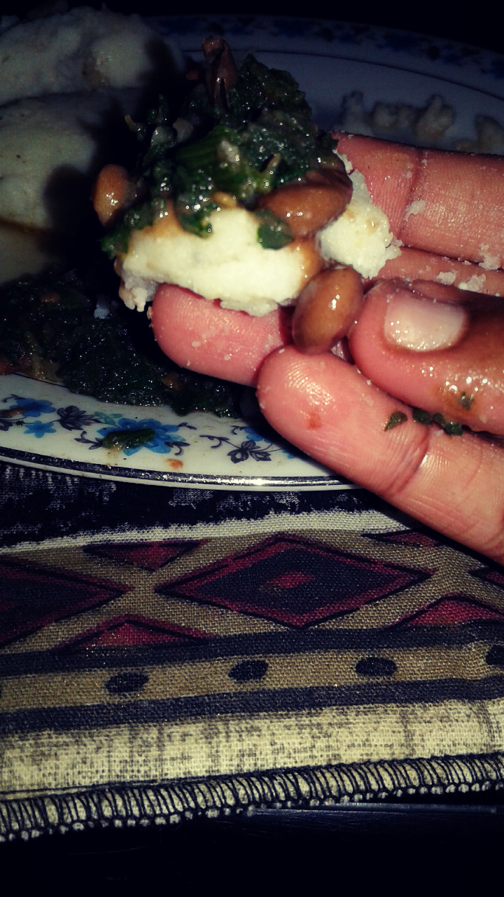 Nshima (maize/corn meal)