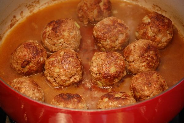 Gehaktballen van rundergehakt & chipolata - Onze Franse keuken