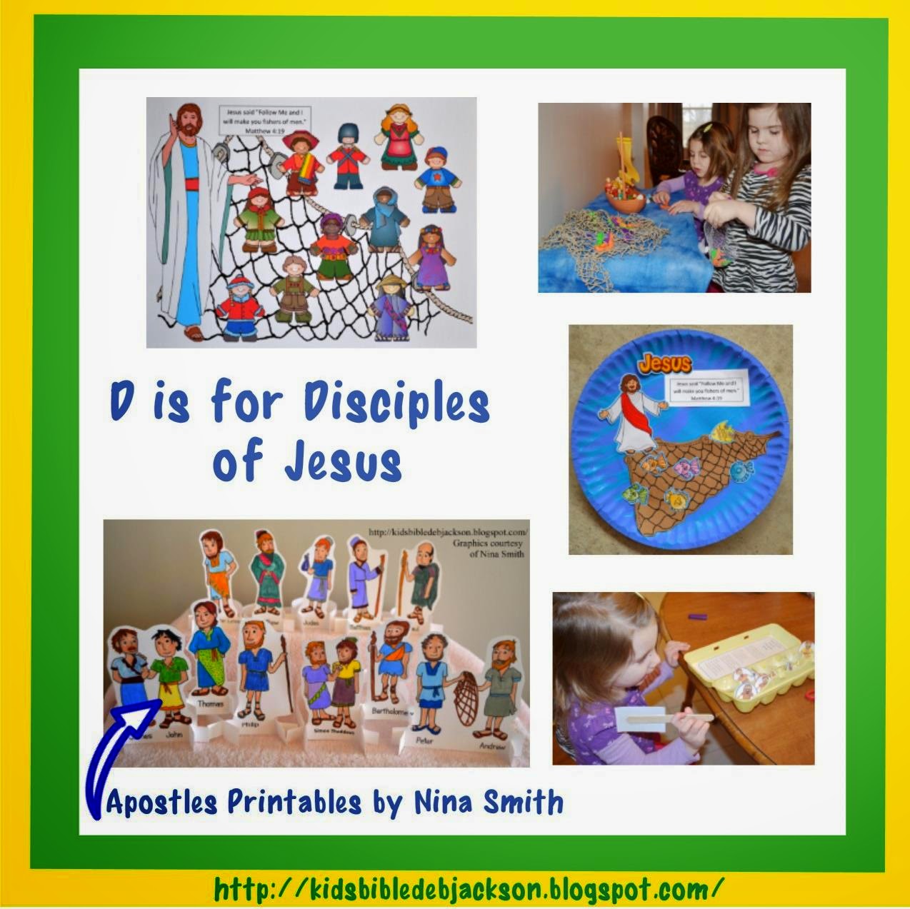 Bible Fun For Kids: Disciples vs. Apostles Posters, File Folder Game ...