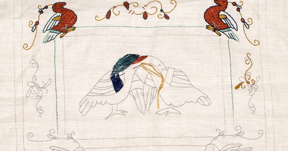 Committed Stitcher: Working On Birds