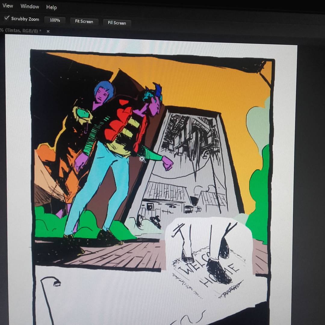 How to draw a graphic novel page from start to finish? - Juan Salvatore ...