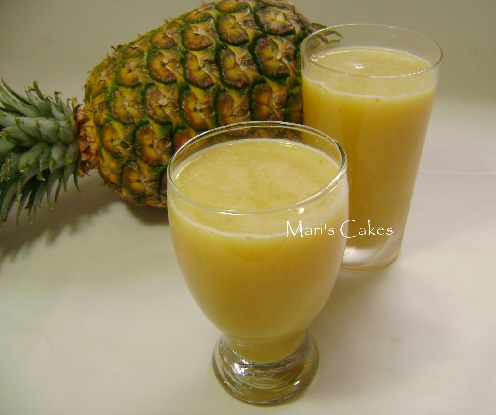 Jugo de Piña y Pera Piña | Mari's Cakes
