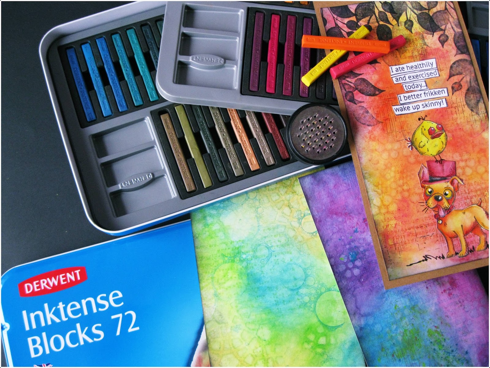 Colourstock: Derwent inktense blocks en potloden