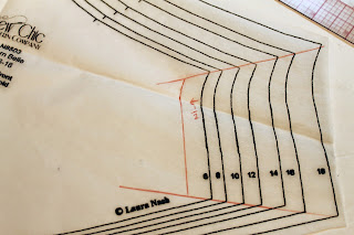 Sew Chic Pattern Company: Pattern Resizing Part 2 - Large to Small