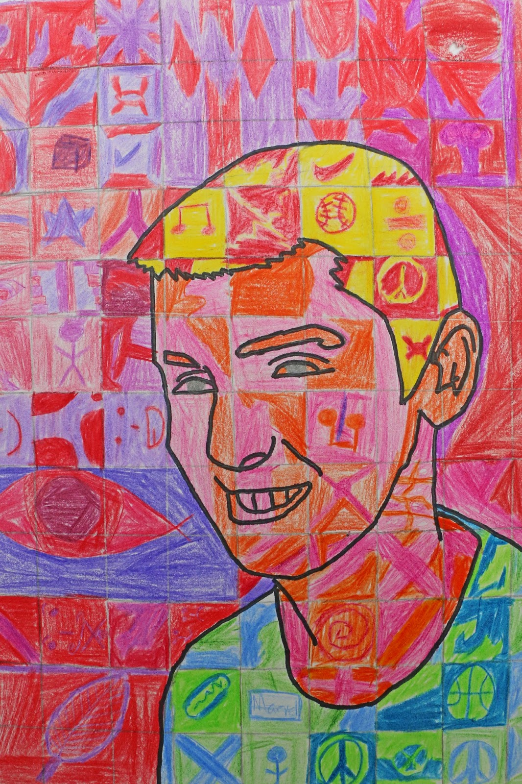 Salem Hyde Artroom : Sixth Grade Self - Portraits