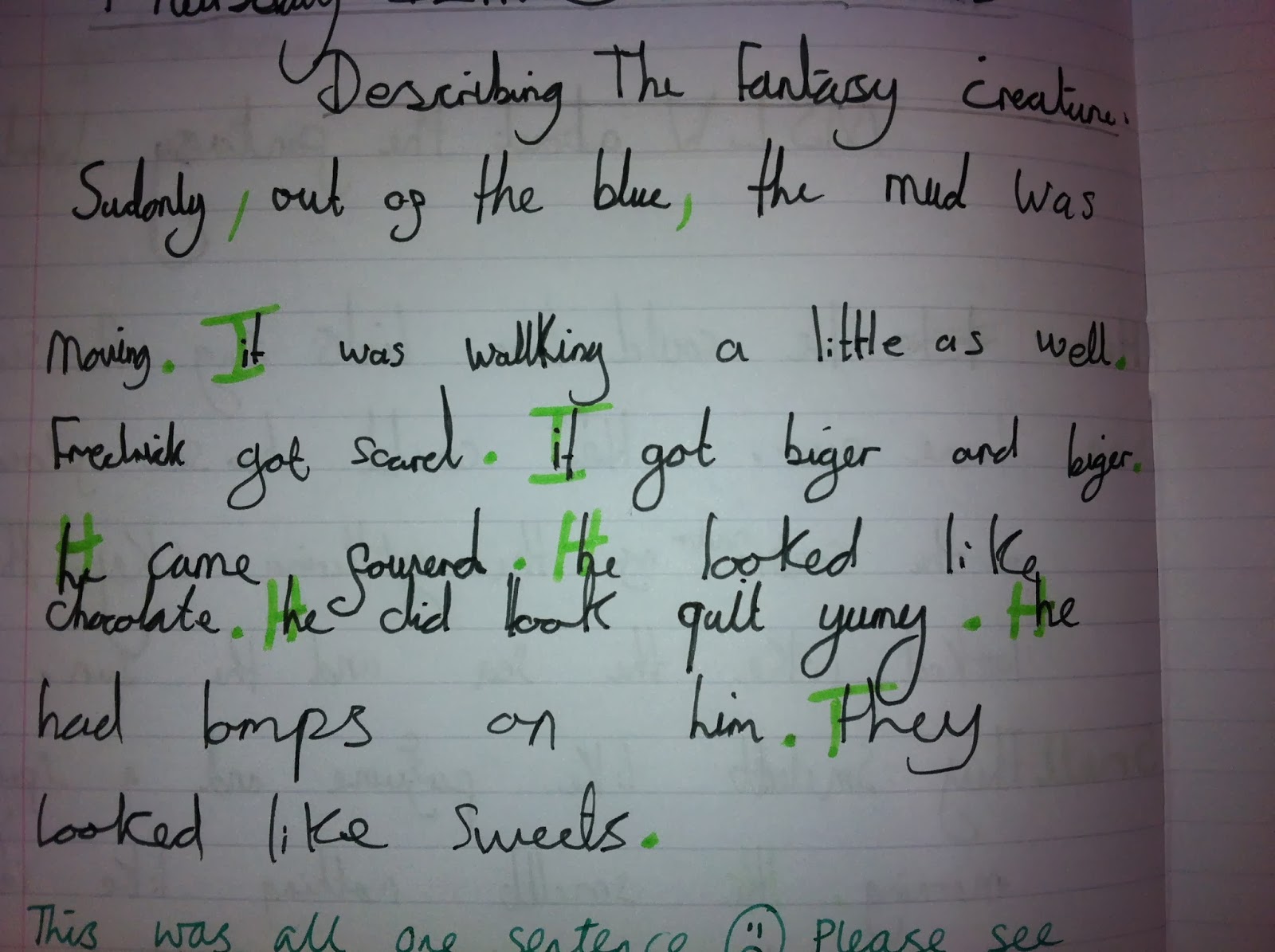 Mrs P Teach: Sorting Out Sentences