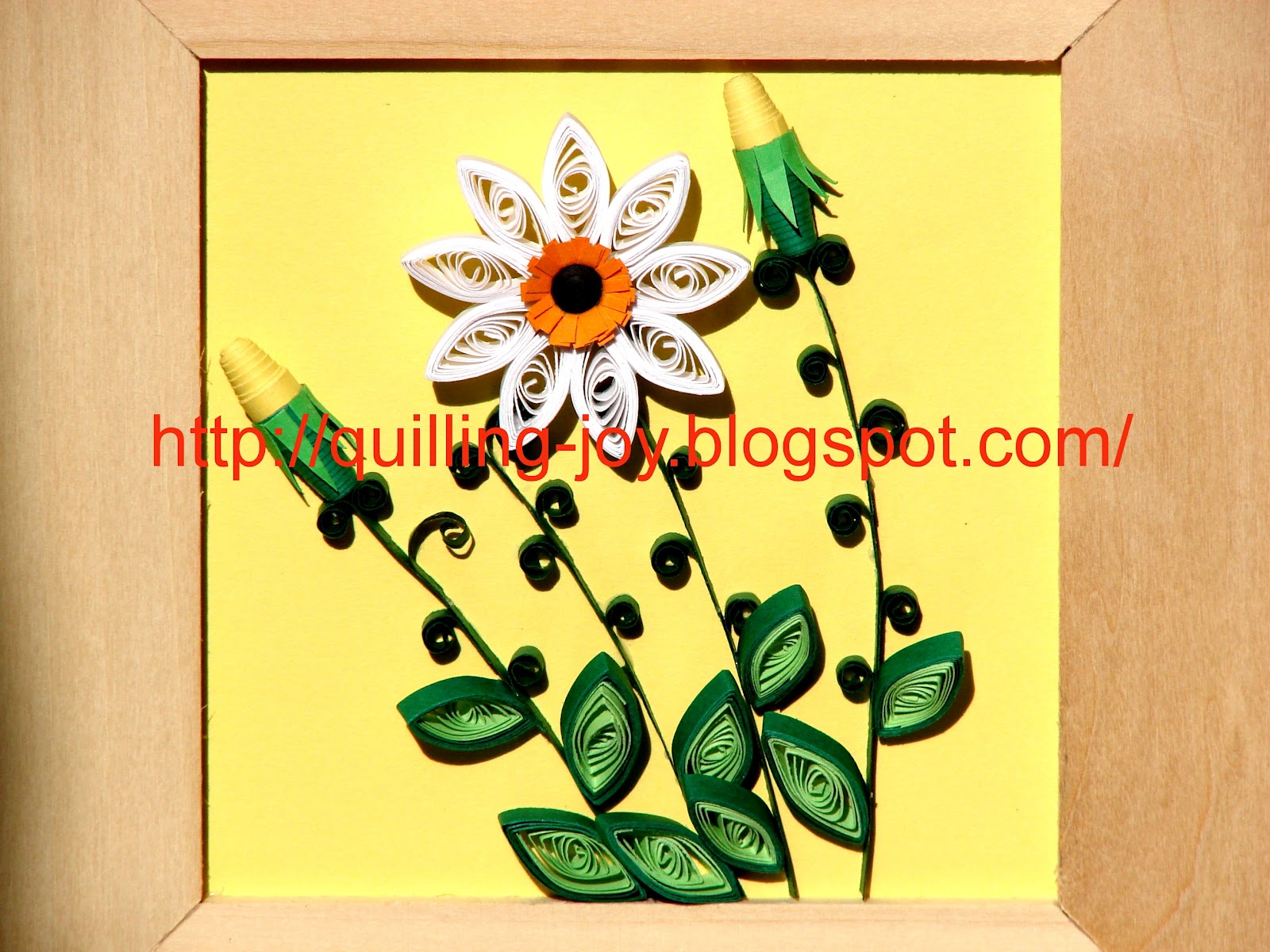 Quilling joy by Marius: Quilled daisy.