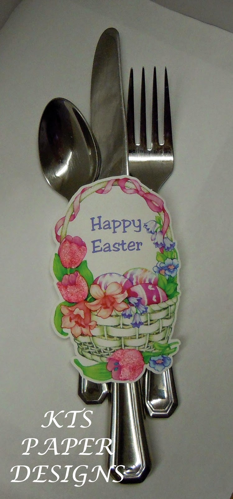 KTS Paper Designs: Silverware Holders