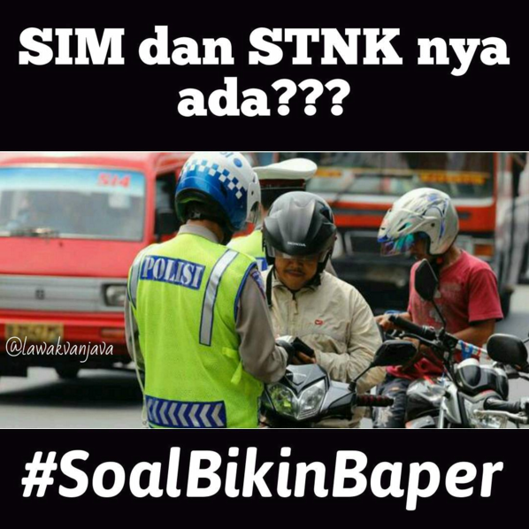 Gambar Meme Lucu Soal Bikin Baper yang Super Kocak! - Gambar Lucu Terbaru