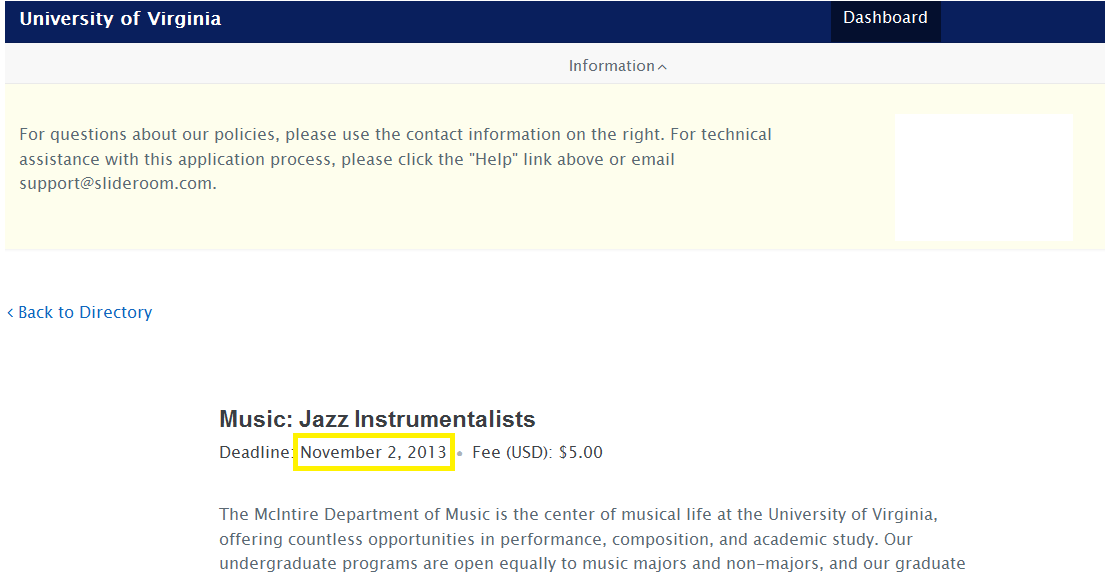 Notes from Peabody: The UVA Application Process: Slideroom for Art and ...