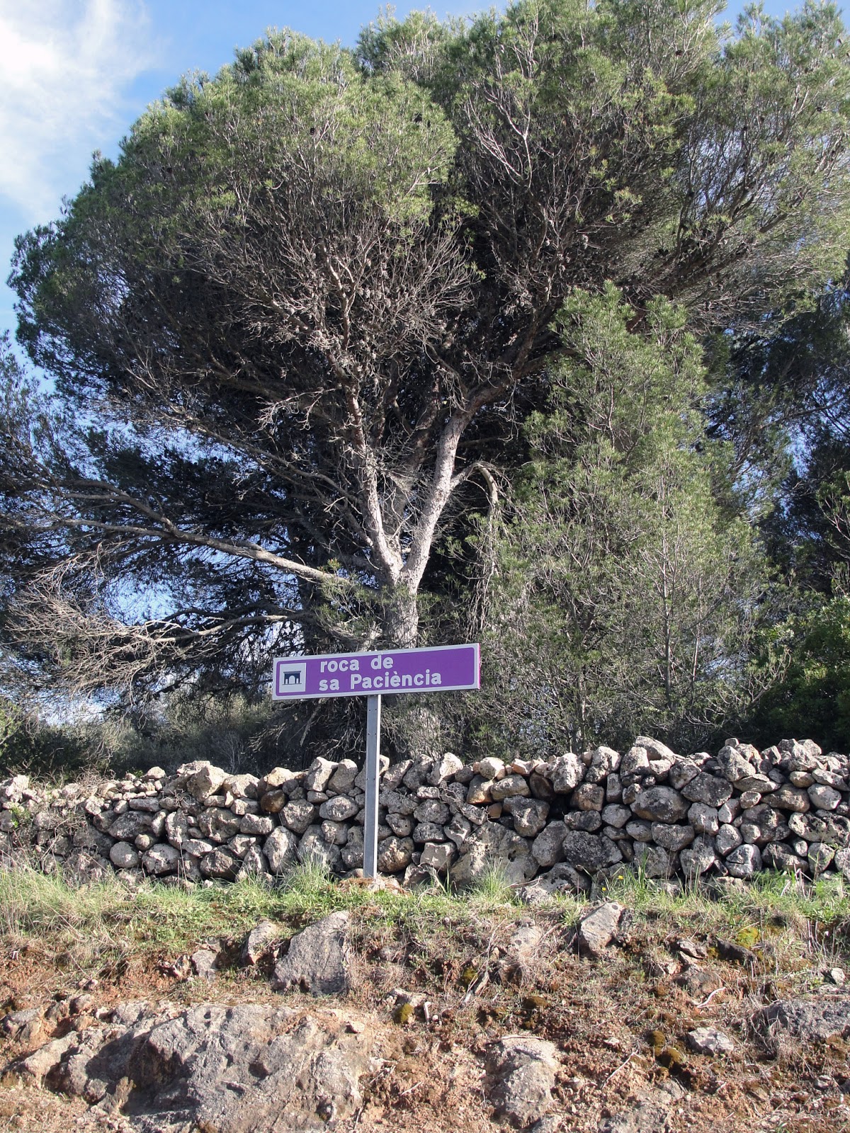 imatges de menorca: ROCA DE SA PACIÈNCIA (ALAIOR)