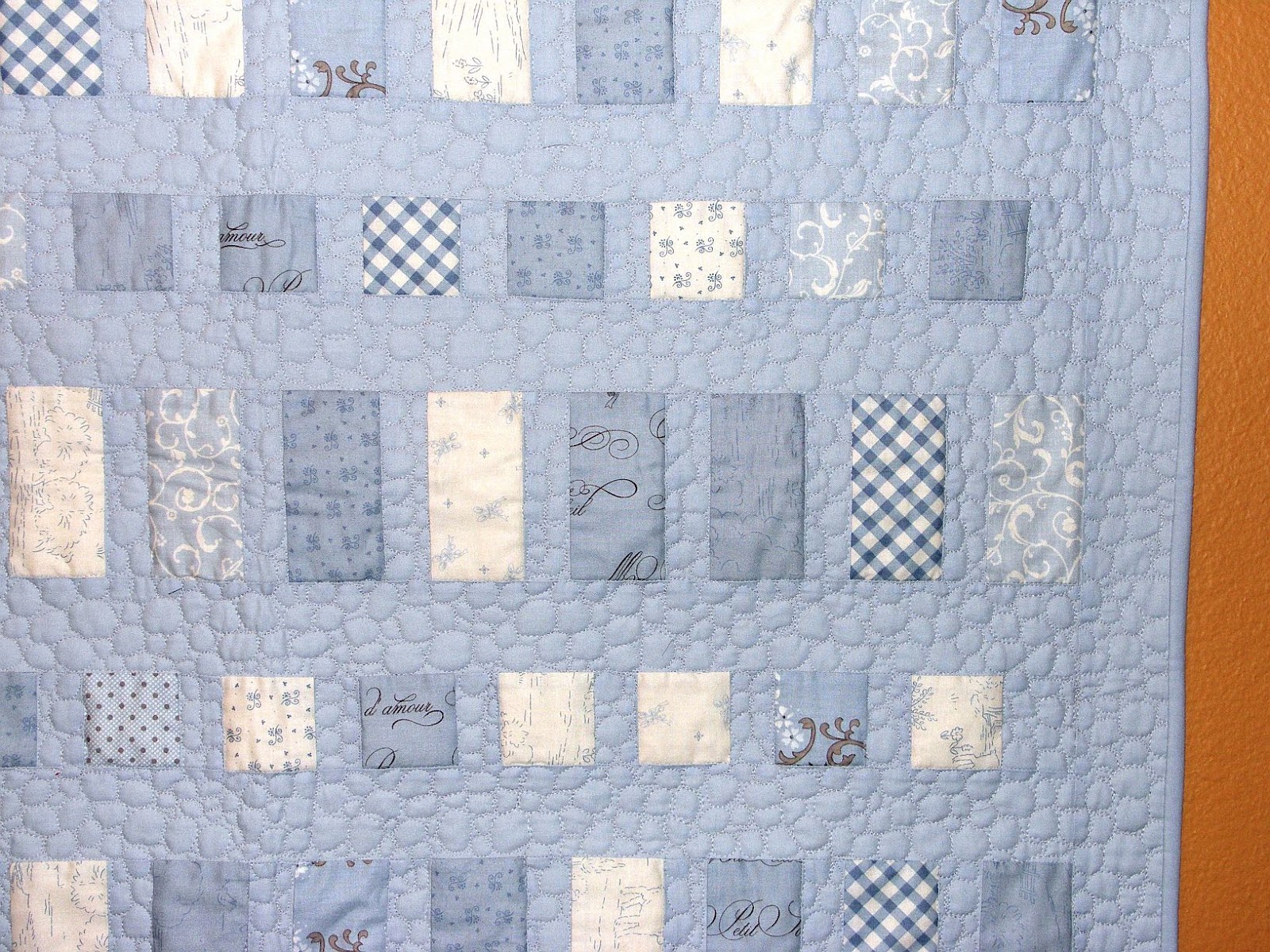 Quilts SB: Q104 – Blue Chambray – Quilt and Wall Hanging