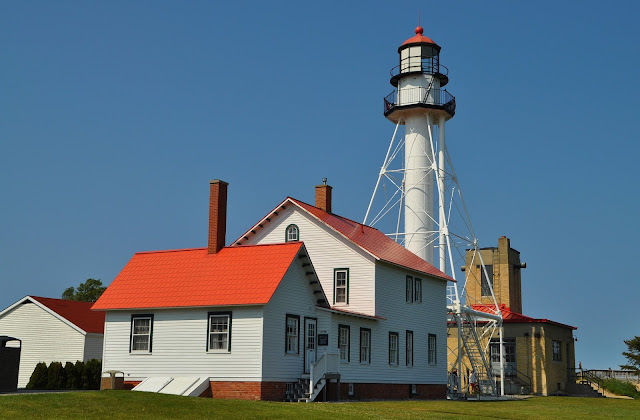 WC-LIGHTHOUSES: WHITEFISH POINT LIGHTHOUSE-WHITEFISH POINT, MICHIGAN