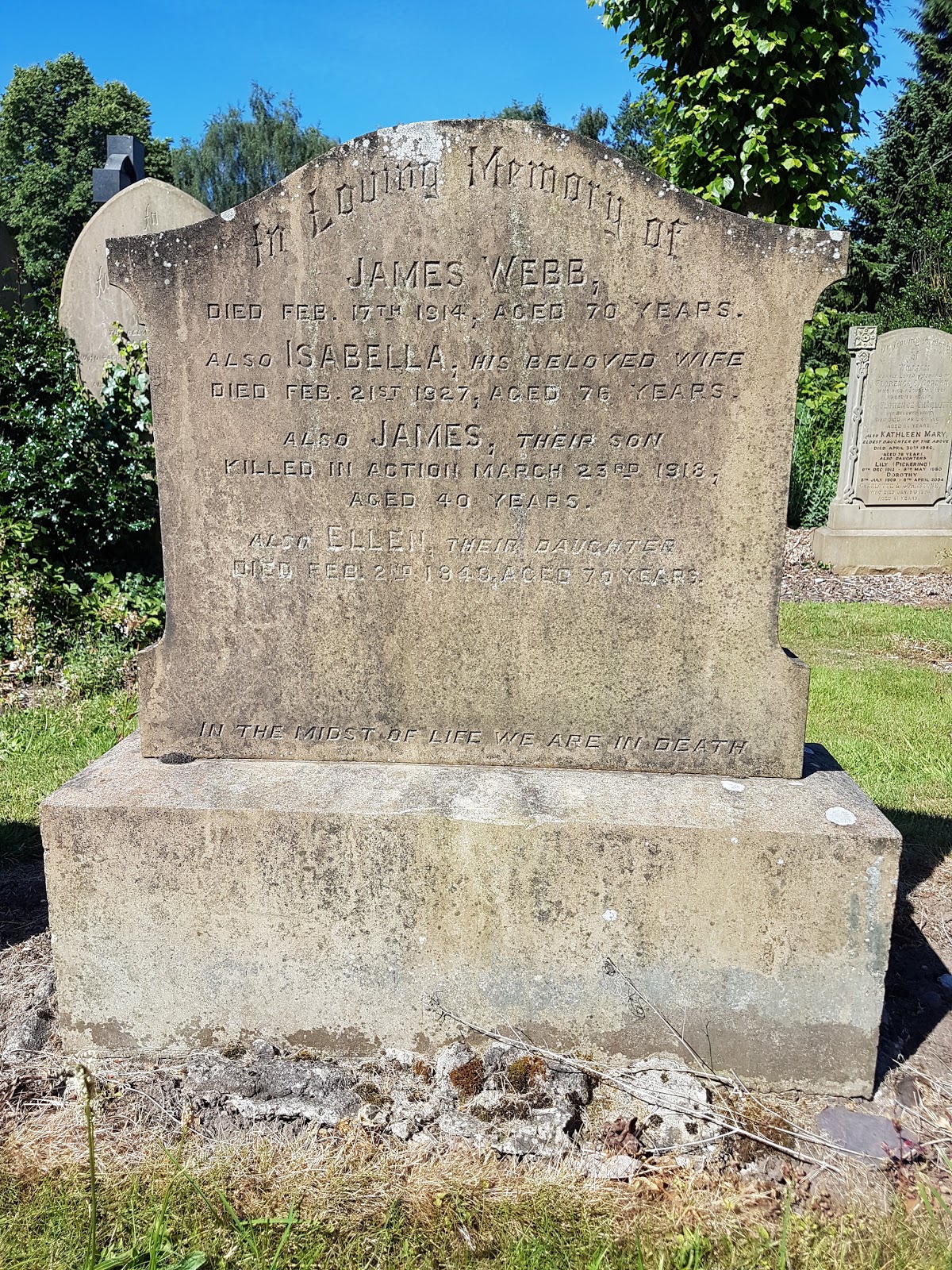 War Graves and Memorials: Ceadle and Gatley Cemetery