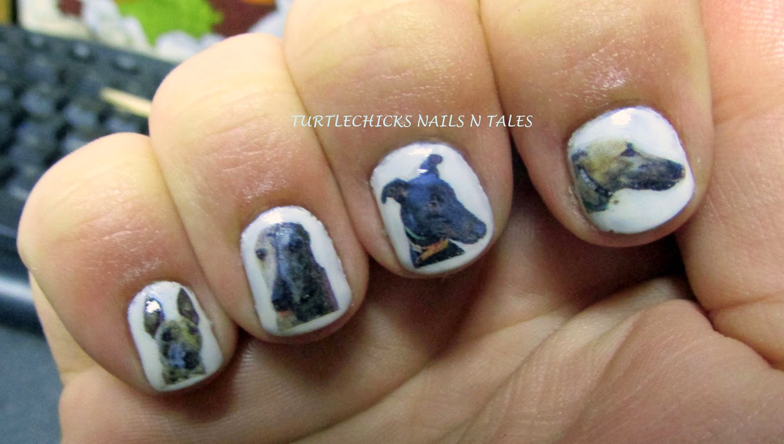 Turtlechick's Nails N Tales: Greyhound Mani