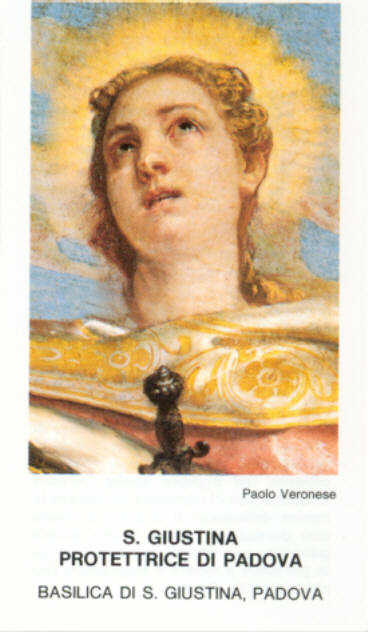 Santos, Beatos, Veneráveis e Servos de Deus: SANTA JUSTINA DE PÁDUA ...