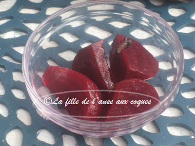 La fille de l'anse aux coques: BETTERAVES MARINÉES DE LAURENT