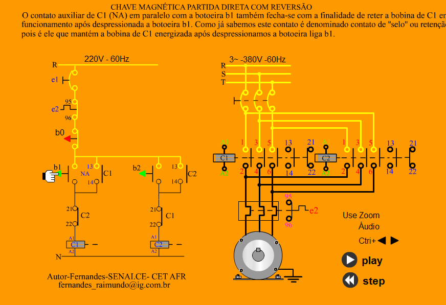 ELÉTRICA E SUAS DÚVIDAS: CHAVE MAGNÉTICA PARTIDA DIRETA COM REVERSÃO