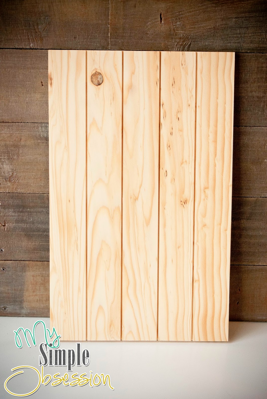 My Simple Obsession: Rustic "String Yarn" Sign