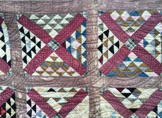 Barbara Brackman's MATERIAL CULTURE: Regional Pattern: Railroad Crossing