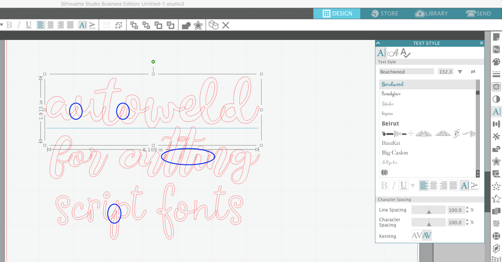 Trick to Cutting Script Fonts Without Welding - Silhouette School