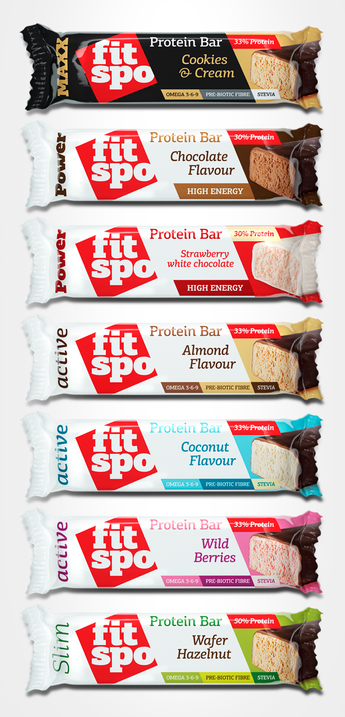 FitSpo Protein Bars – Packaging Of The World