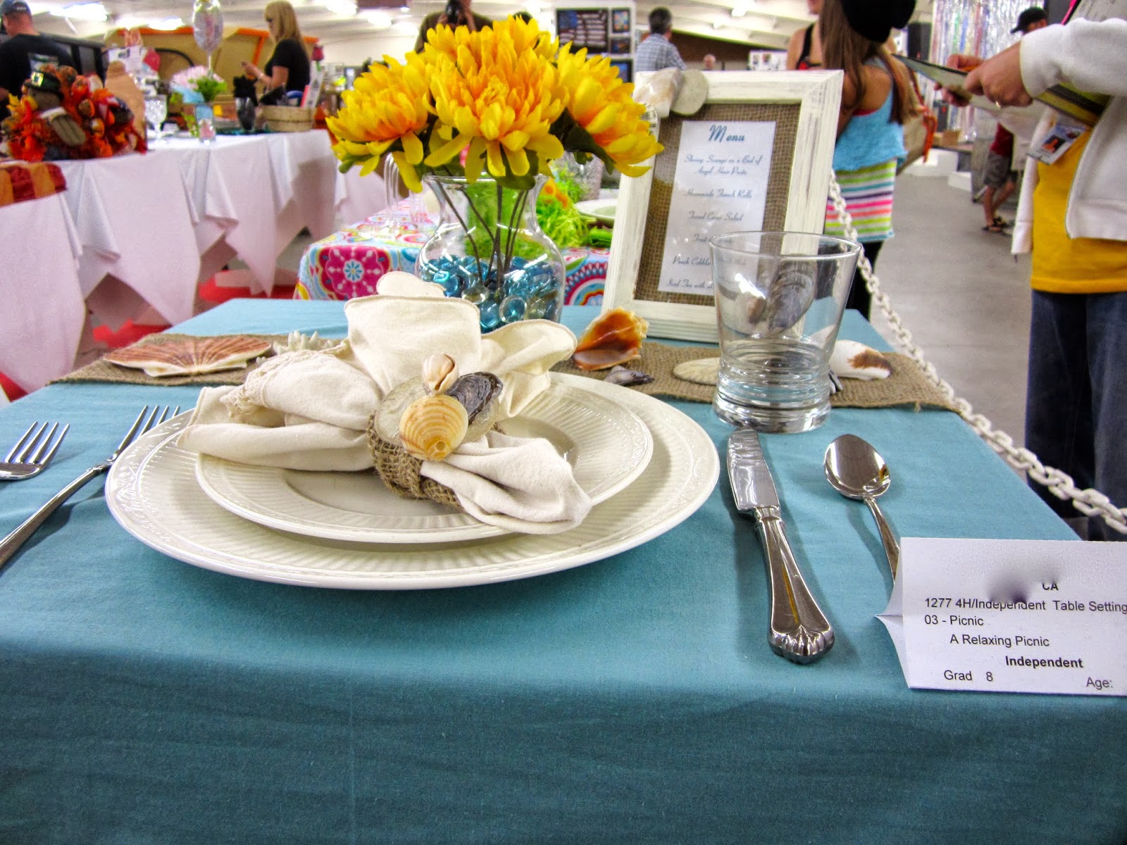 Sweet Bee Cottage: More Junior Table Settings from the County Fair