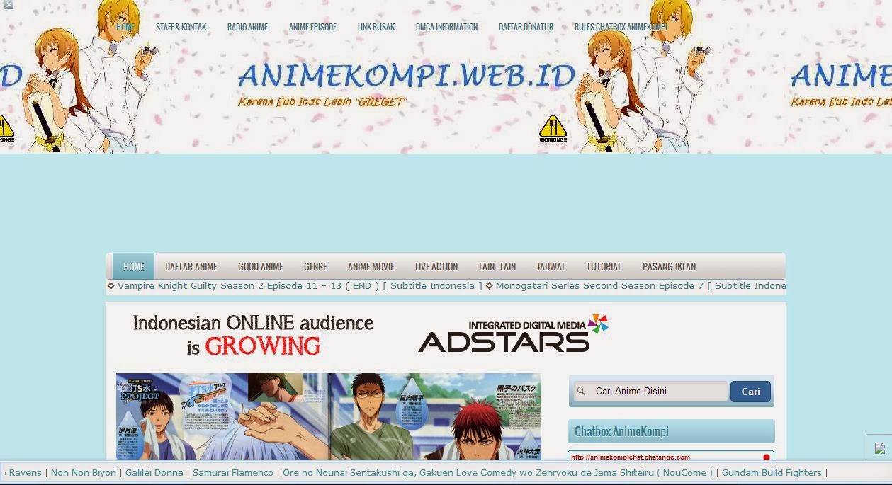ZETSURYU FAMILY: Websites Untuk Download Anime Subtitle Indonesia
