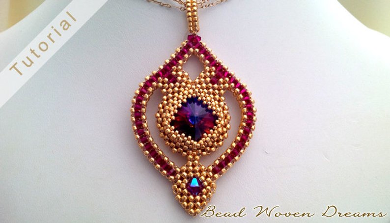 BeadWovenDreams' Lovely Open Framed Beadwork Jewelry Tutorials / The ...