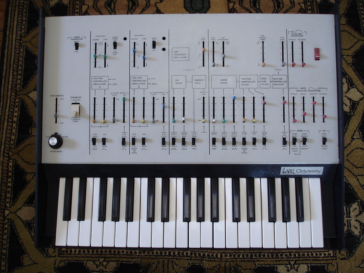 MATRIXSYNTH: White ARP Odyssey SN 28842